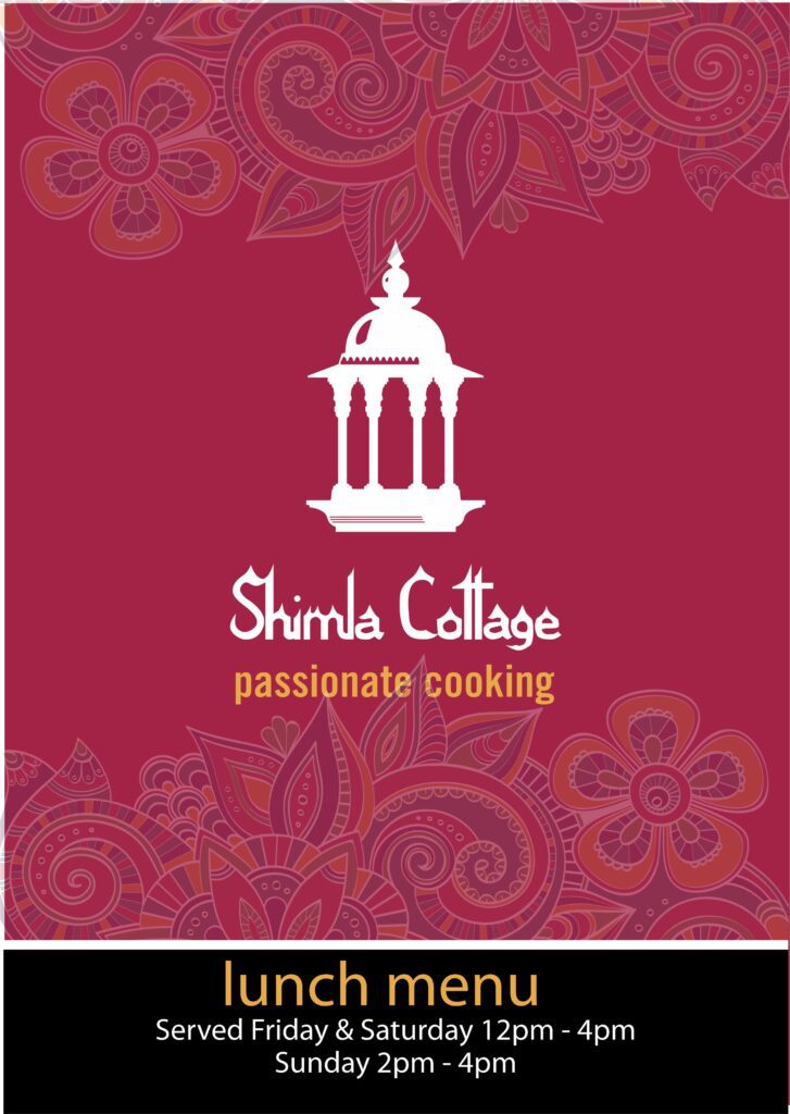 Lunch Menu | Shimla Cottage Coatbridge