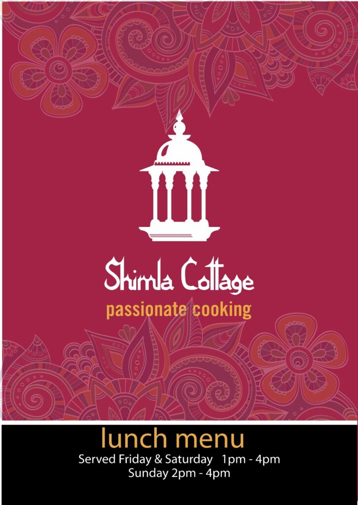 Lunch Menu | Shimla Cottage Coatbridge